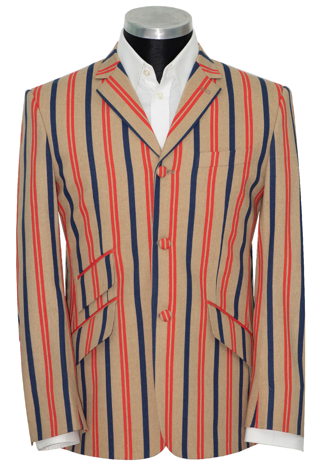 Weller Brown and Red stripe boating blazer 60's – ModFashion GS