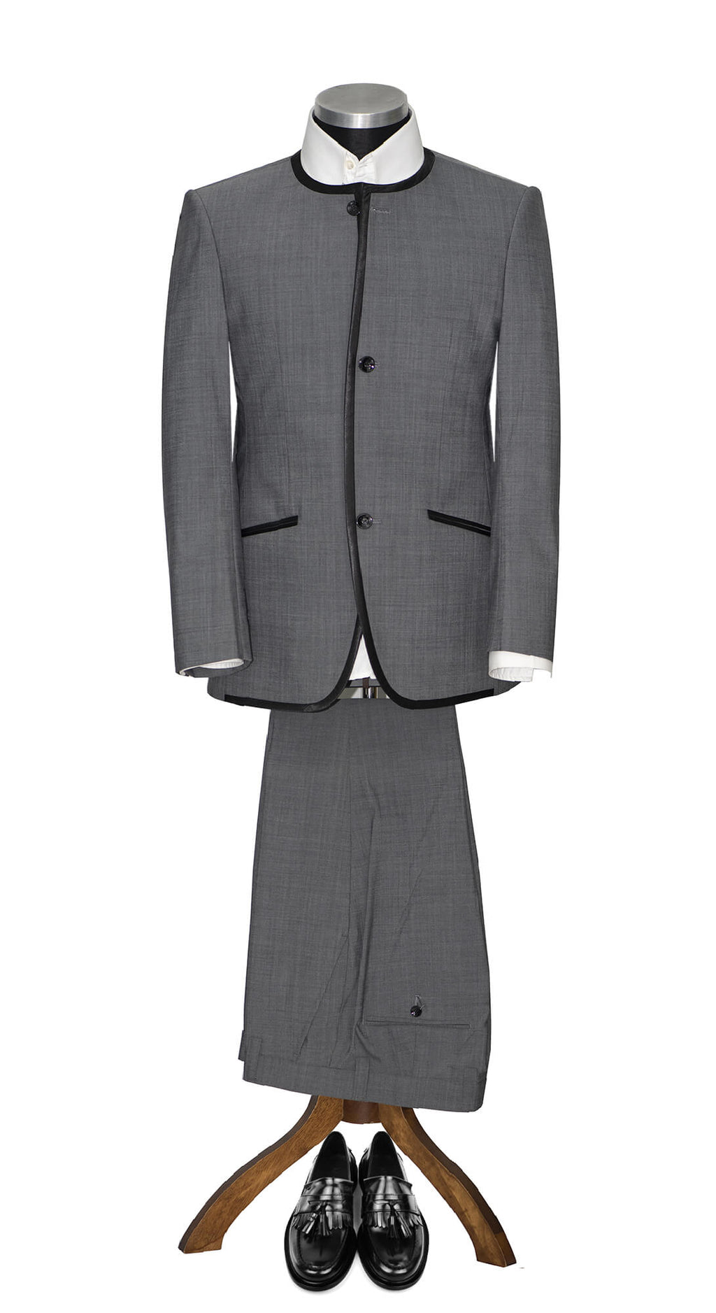 The Beatles Collarless Grey Suit 1963 – ModFashion GS
