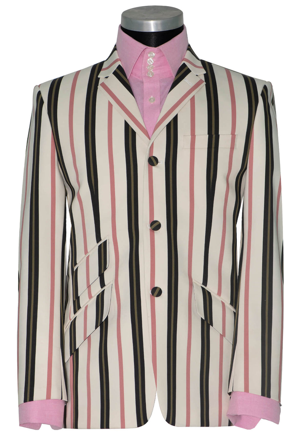 Rick Buckler Cream Stripe Boating Mod Blazer | 1960's Retro Mod ...