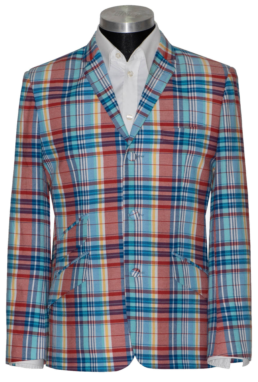 Weller Madras Check Jacket Mod Blazer | 1960's Retro Mod Clothing ...