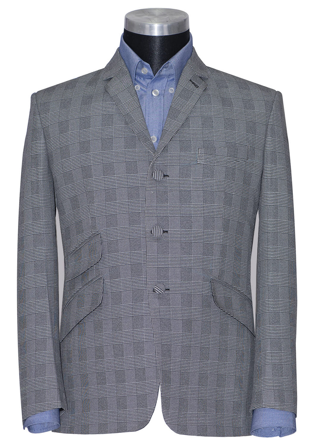 Prince of Wales Classic Grey Mod Jacket | 1960's Retro Mod Clothing ...