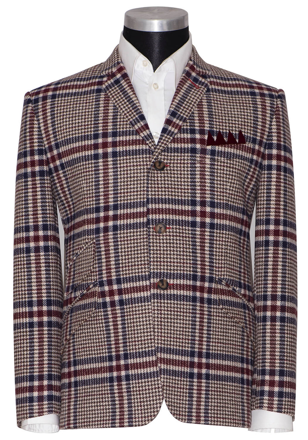 Bill Wyman Winter Tweed Vintage Check Mod Blazer | 1960's Retro Mod ...